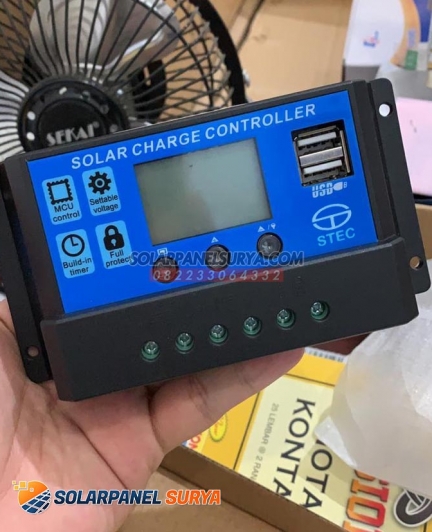 Jual Solar Charge Controller PWM 10A | SOLARPANELSURYA