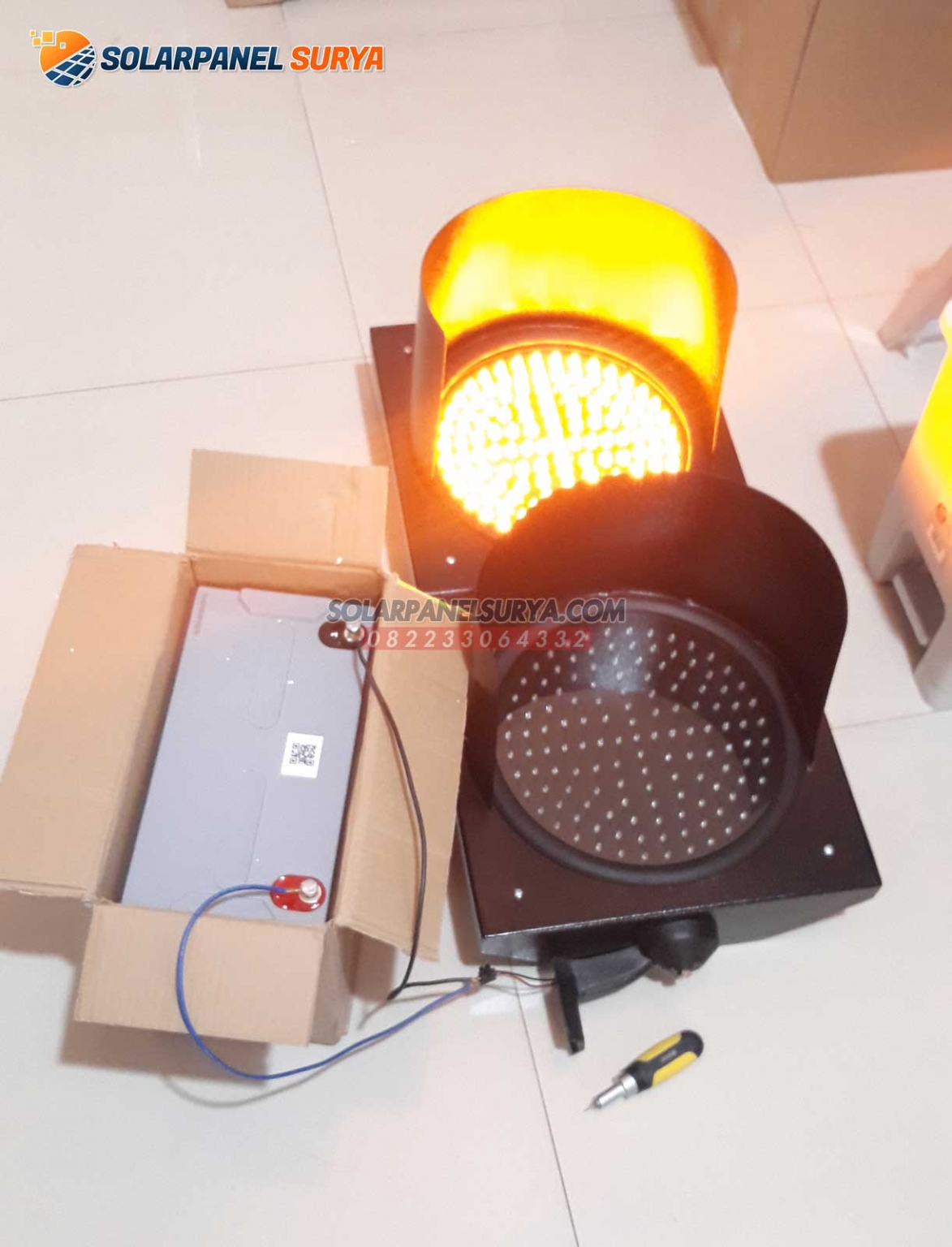 Jual Lampu Led Warning Light 2 Aspek 30cm | Lampu Hati Hati ...
