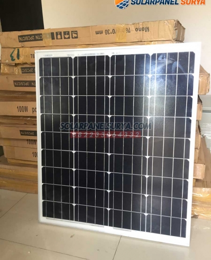 Jual Panel Surya 100 WP Monocrystalline | Solar Panel 100 WP Mono ...